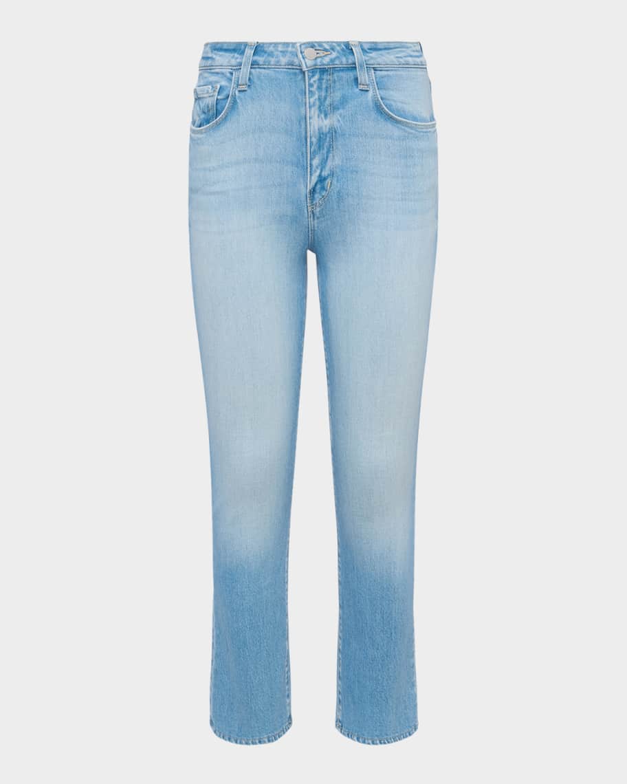L'Agence Mira Ultra High Rise Cropped Micro Bootcut Jeans | Neiman Marcus