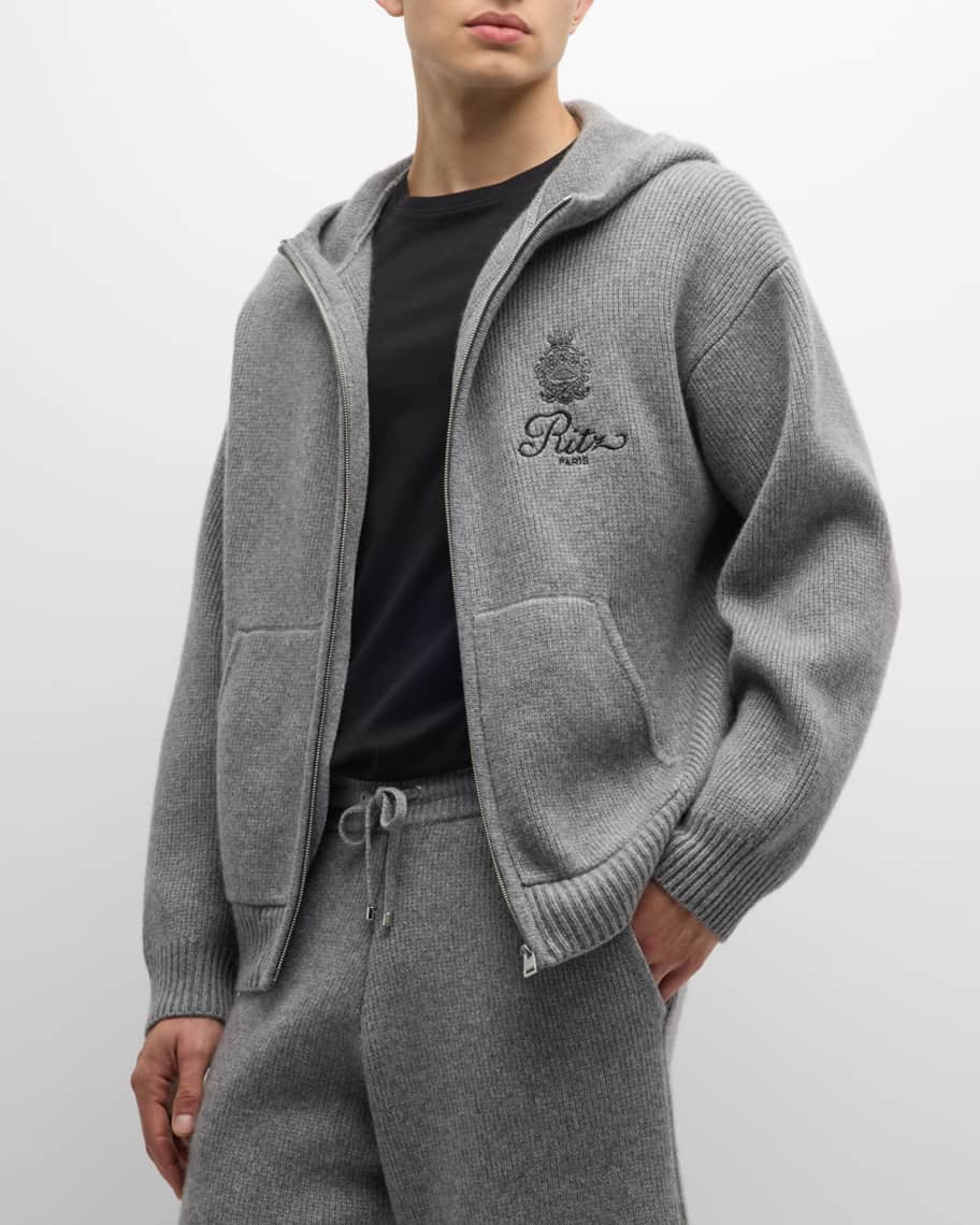 FRAME x Ritz Paris FRAME x Ritz Paris Men's Cashmere Zip Hoodie ...