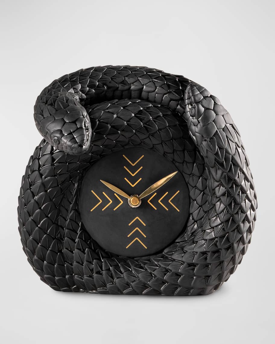 Lladro Snakes Clock | Neiman Marcus