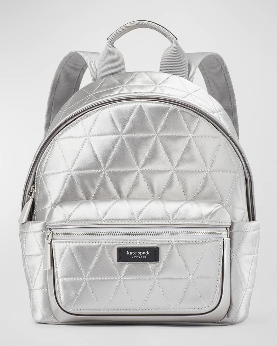 kate spade new york sam icon small quilted satin backpack | Neiman Marcus