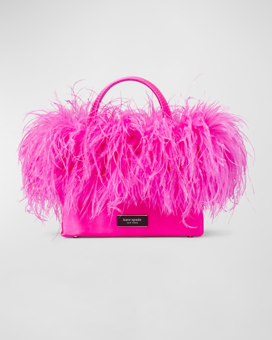 kate spade new york sam icon mini feather tote bag | Neiman Marcus
