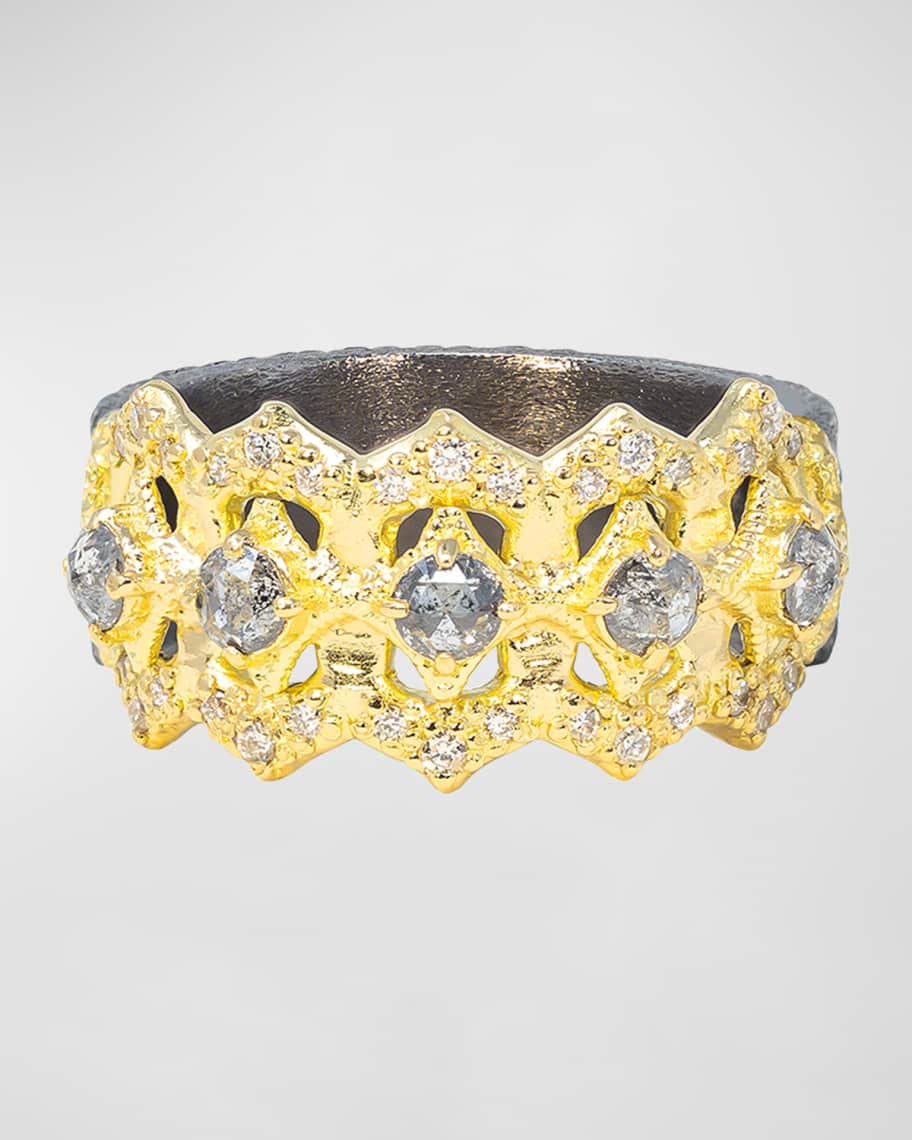Armenta Crivelli Scroll Diamond Band Ring | Neiman Marcus
