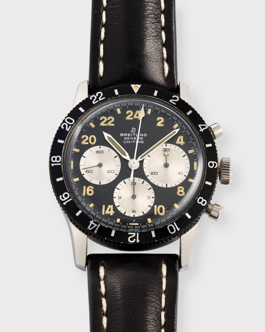 Vintage Watches Breitling Unitime 42mm Vintage 1960s Watch | Neiman Marcus