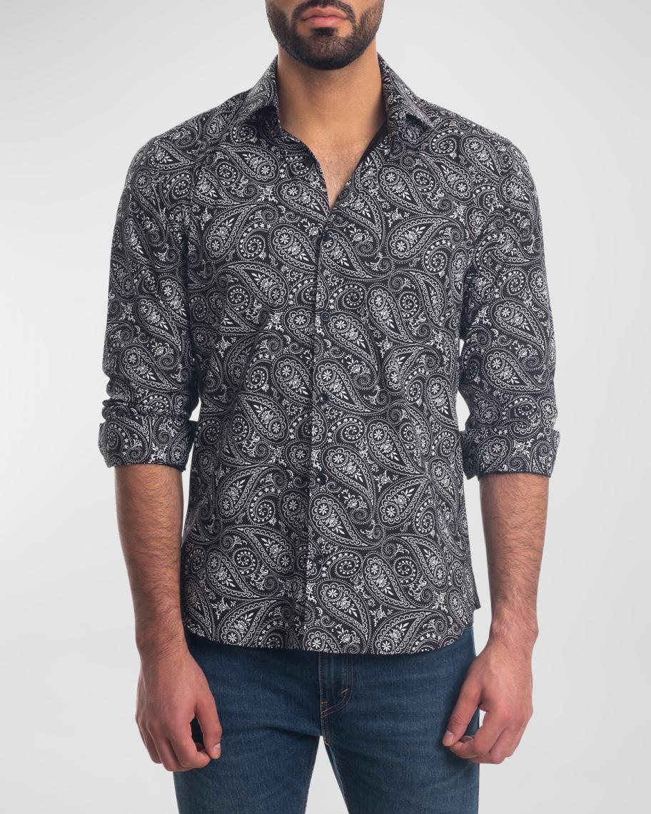 Surprising Paisley Button Down Shirt Photos