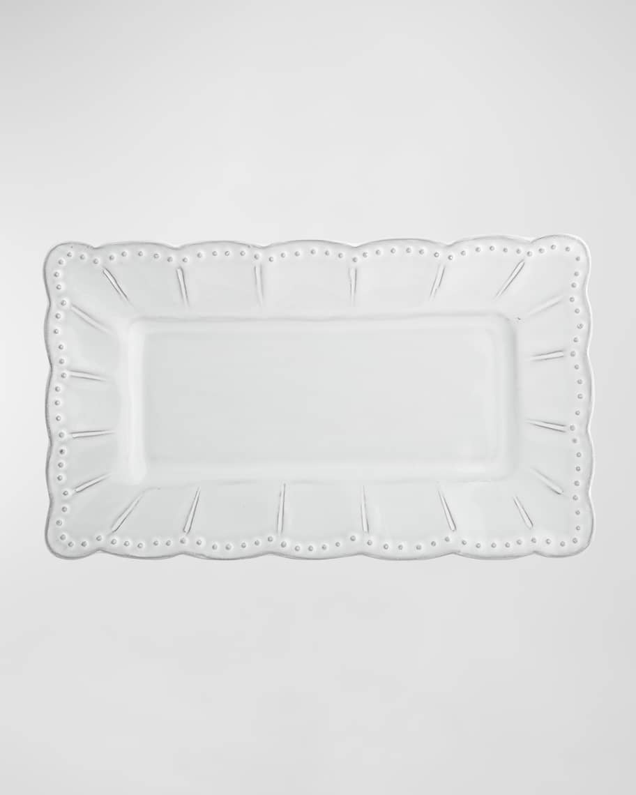 Arte Italica Bella Bianca Small Rectangular Platter | Neiman Marcus