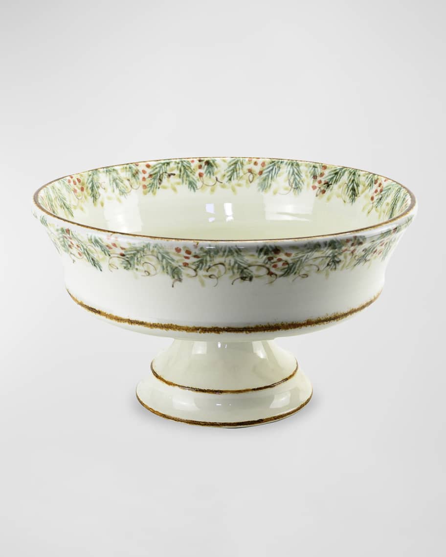 Arte Italica Natale Footed Serving Bowl | Neiman Marcus