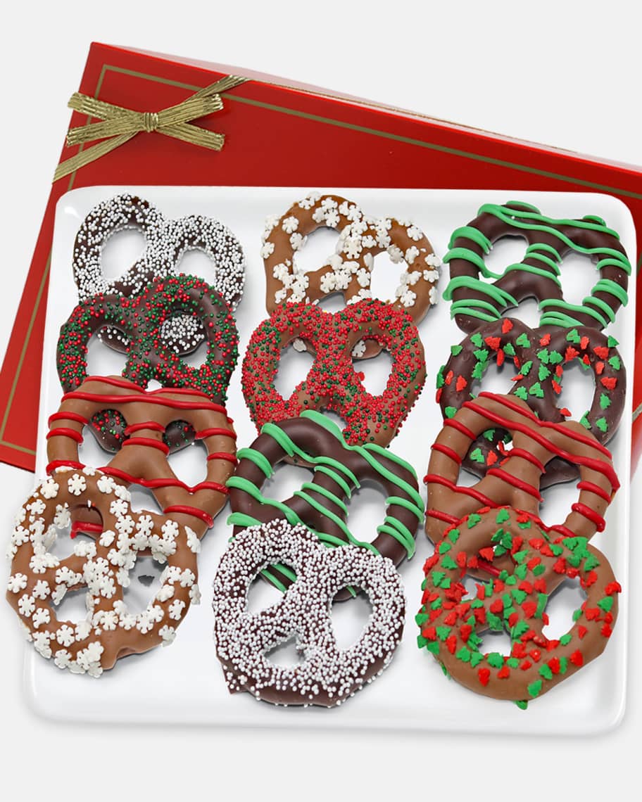 Chocolate Covered Company Holiday Belgian Chocolate Covered Pretzel ...