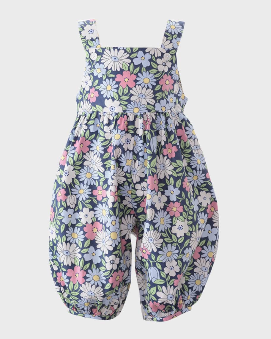 Rachel Riley Girl's Tulip Floral-Print Jumpsuit, Size 6M-24M | Neiman ...