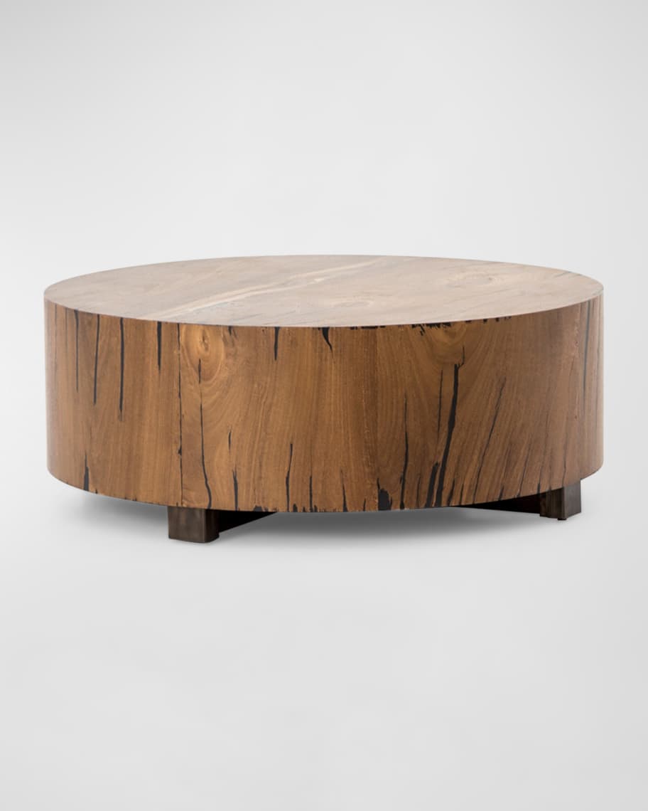 Four Hands Hudson Round Coffee Table | Neiman Marcus