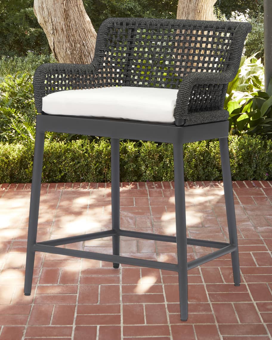 Palecek Somerset Outdoor 24" Counter Stool | Neiman Marcus