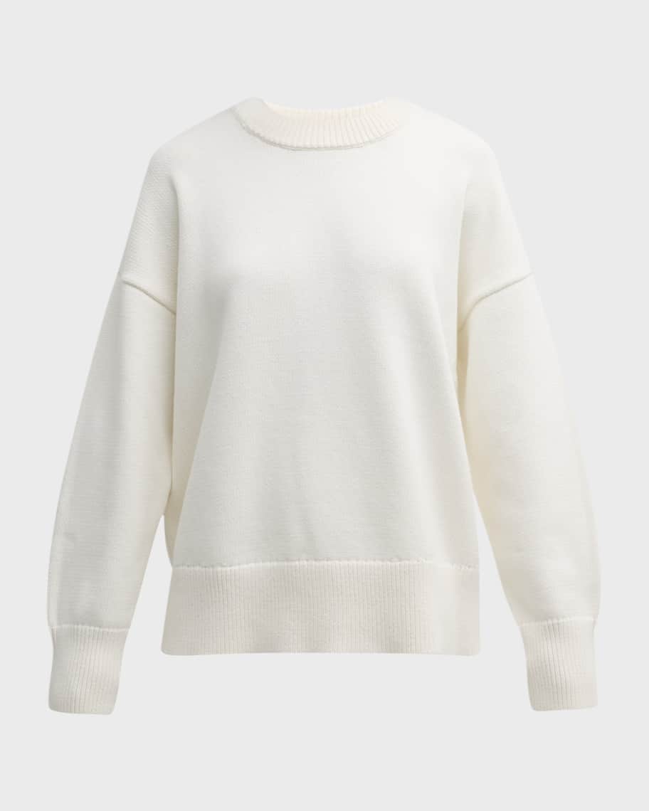 Co Oversized Crewneck Sweater | Neiman Marcus