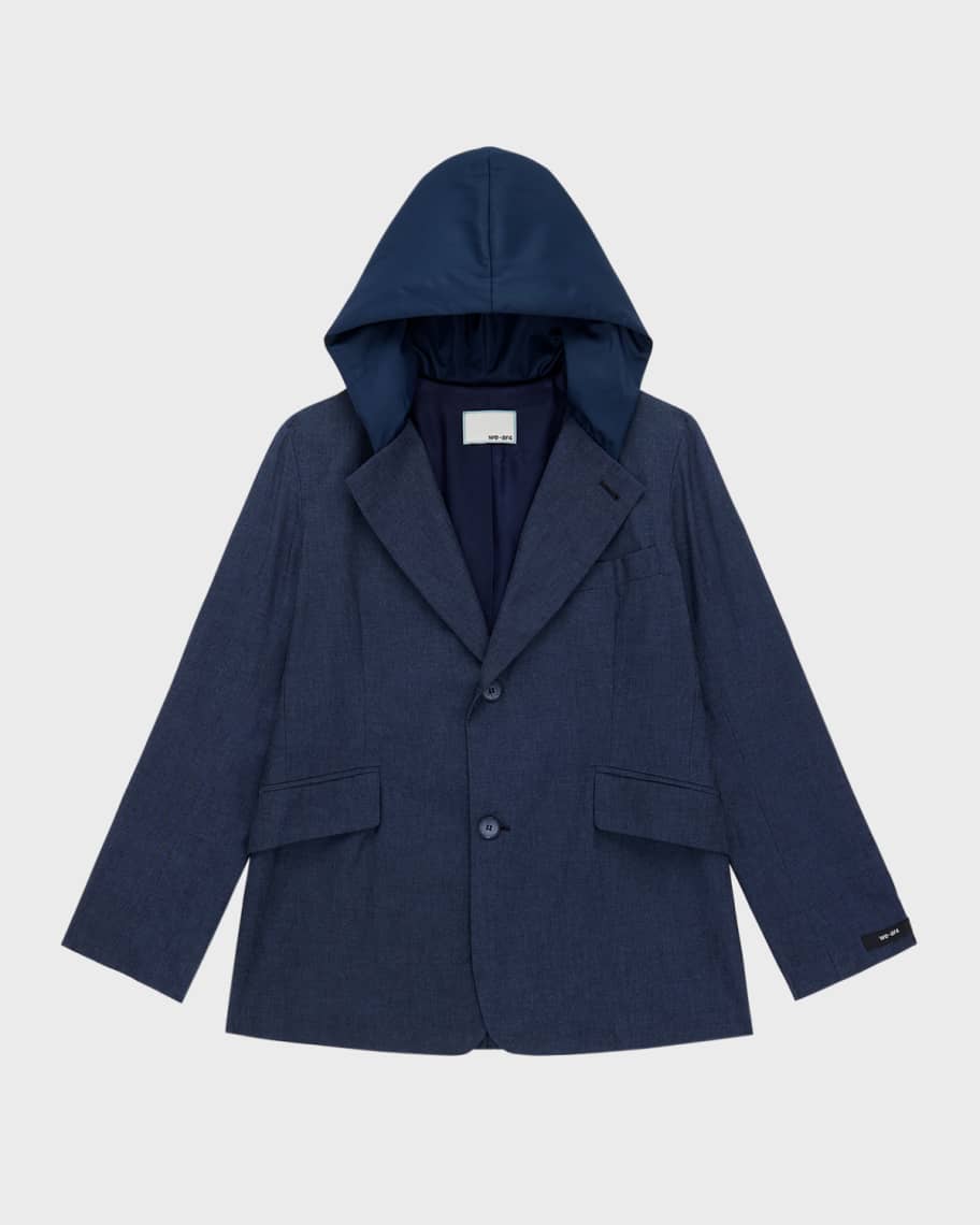 WE-AR4 Hooded Single-Breasted Blazer | Neiman Marcus