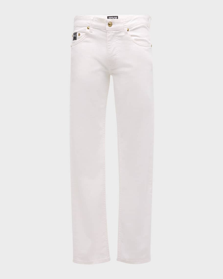 Versace Jeans Couture Men's Slim-Straight Basic Jeans | Neiman Marcus