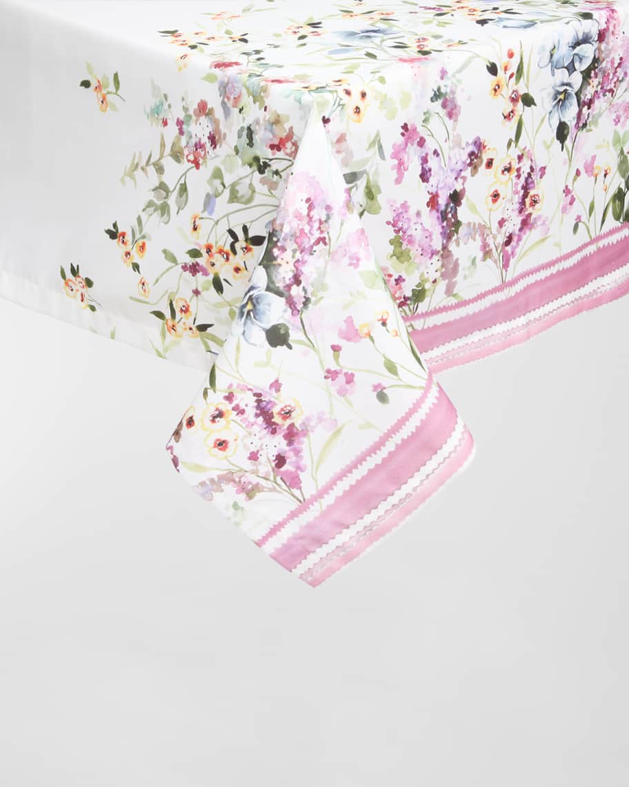 Mode Living Gardenia Tablecloth, 70" x 144" | Neiman Marcus