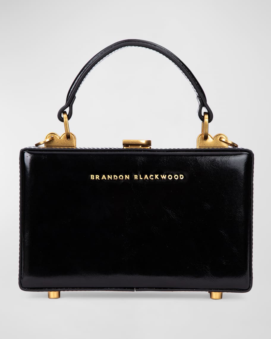 Brandon Blackwood Kendrick Slim Trunk Top-Handle Bag | Neiman Marcus