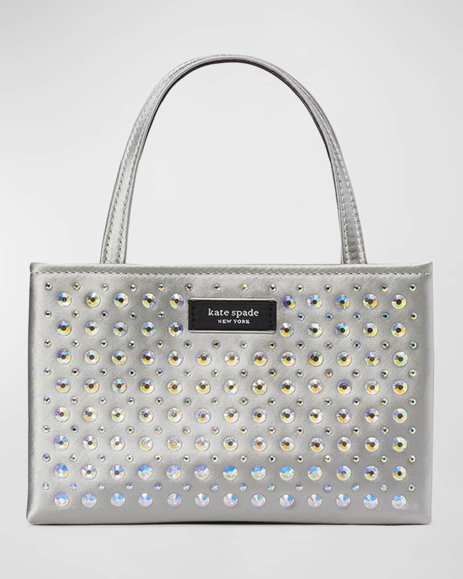 kate spade new york sam icon mini crystal tote bag | Neiman Marcus