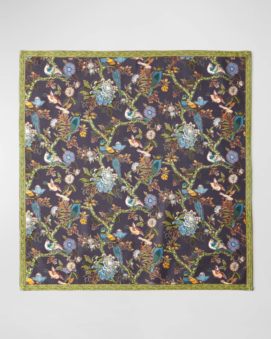 Handprint Bird Graphite Napkins, Set of 6 | Neiman Marcus