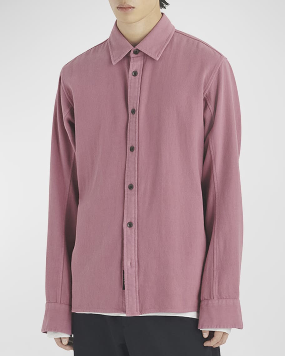 Rag & Bone Men's Austin Heavy Twill Button-Down Shirt | Neiman Marcus