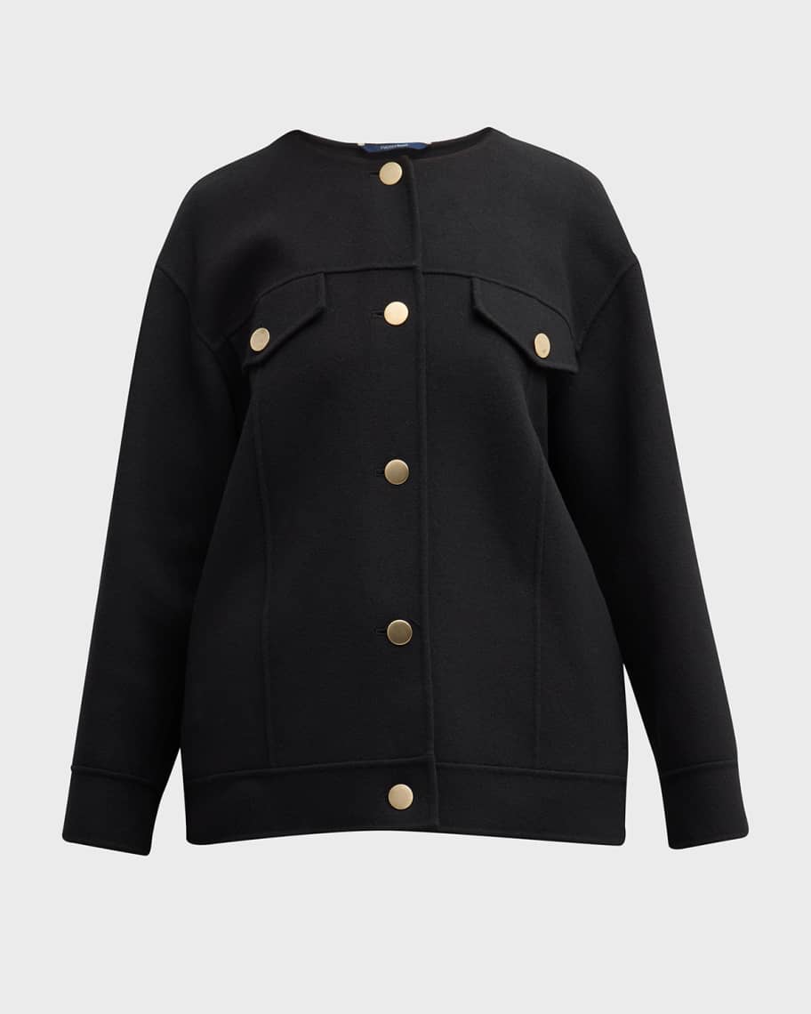 Max Mara Florence Short Wool Coat | Neiman Marcus