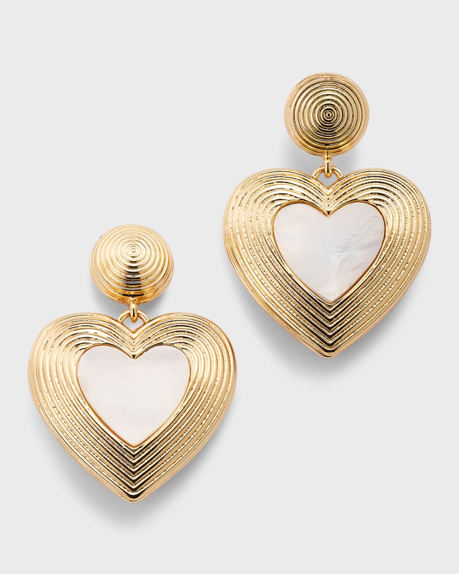 BaubleBar Haley Heart Drop Earrings | Neiman Marcus