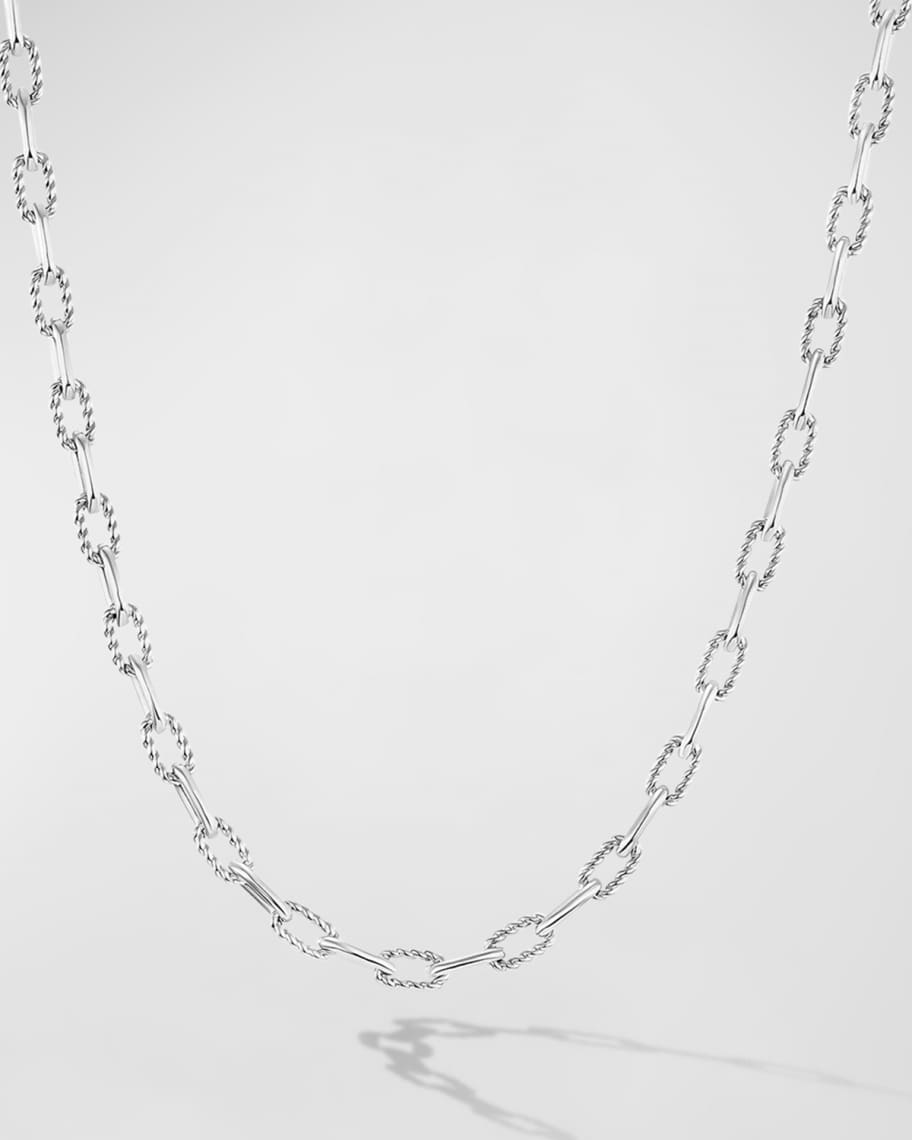 David Yurman Madison Chain Necklace in Silver, 3mm, 36"L | Neiman Marcus