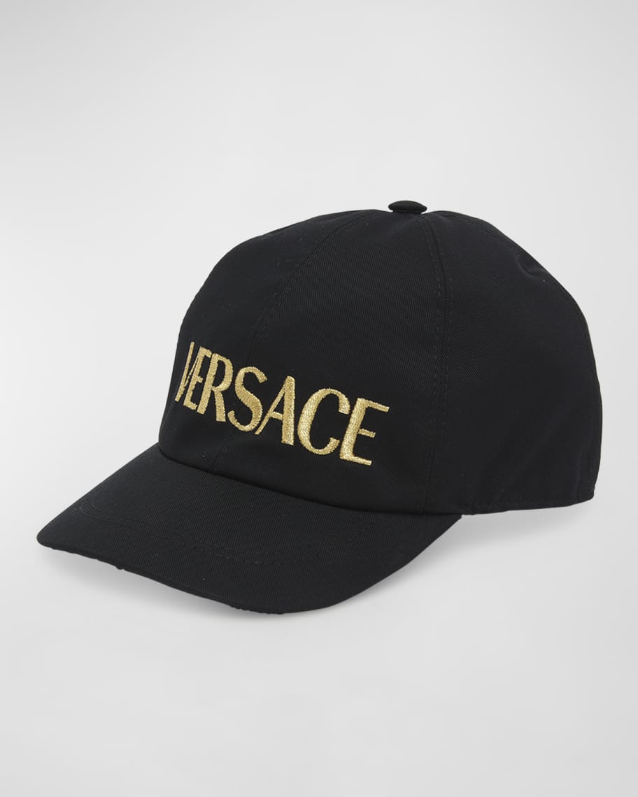 Versace Kid's Drill Embroidered Logo Baseball Cap, Size XS-L | Neiman ...