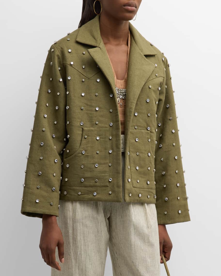 Alix of Bohemia Western Embellished Military Jacket | Neiman Marcus