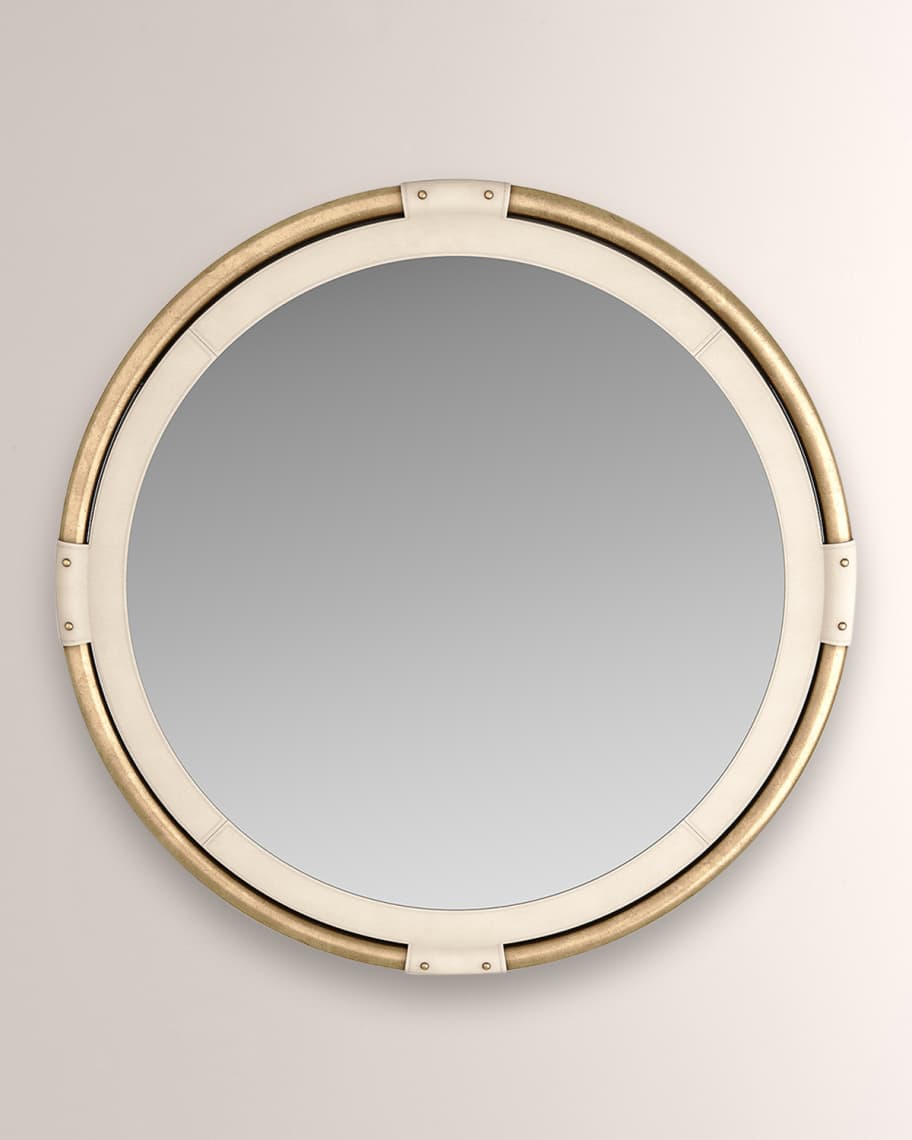 Arteriors Asmara 48" Round Mirror | Neiman Marcus