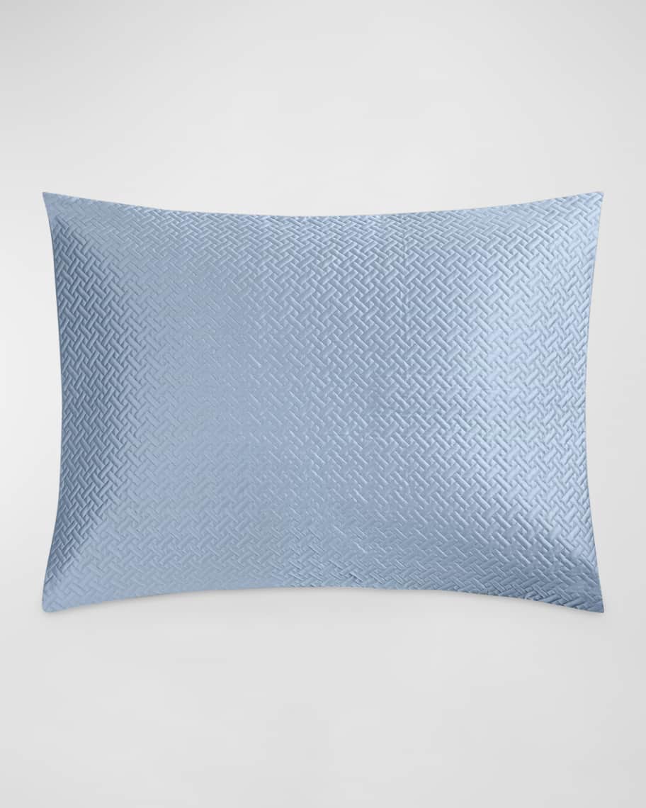Matouk Basketweave Quilted King Sham | Neiman Marcus