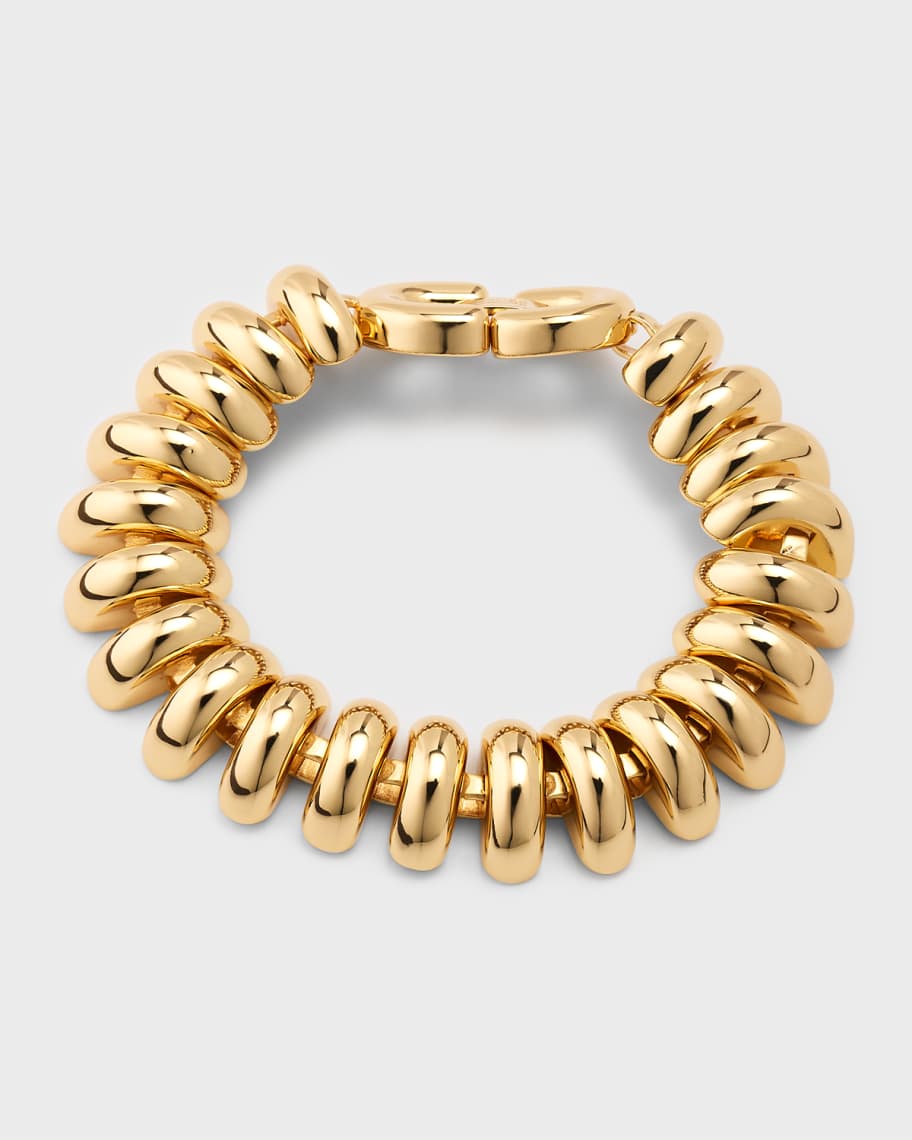 Kenneth Jay Lane Gold Chain Bracelet | Neiman Marcus