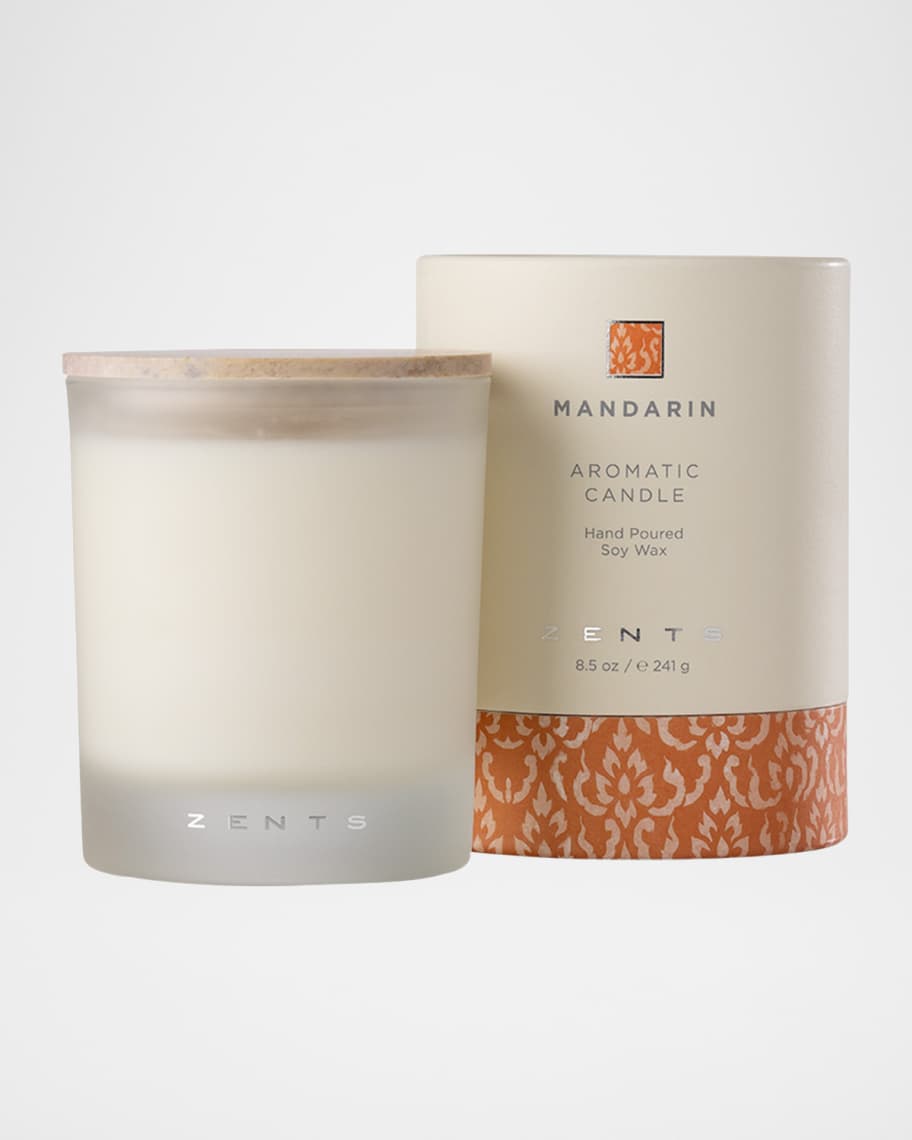 ZENTS Mandarin Bespoke Candle, 241 g | Neiman Marcus