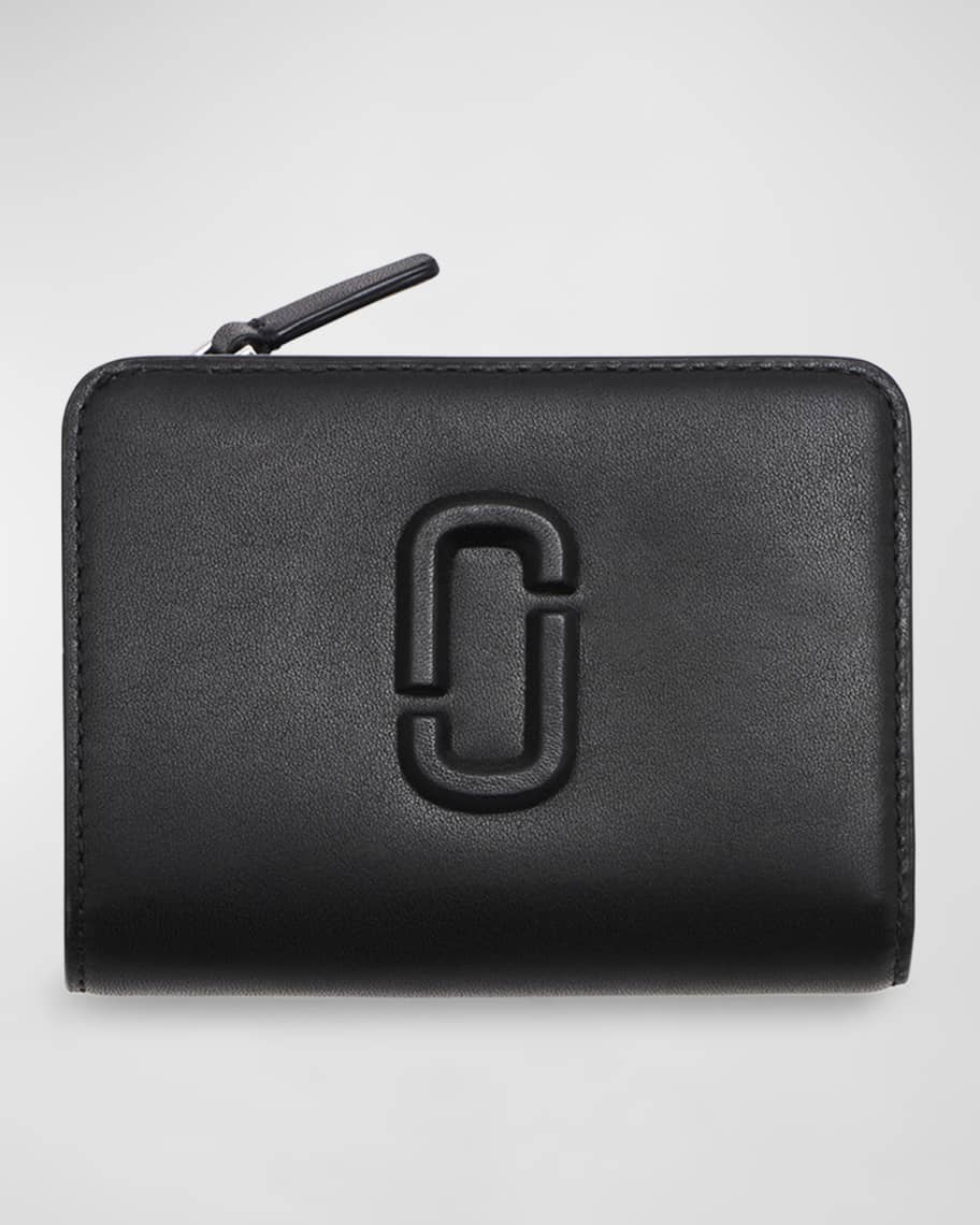 Marc Jacobs The Leather J Marc Mini Compact Wallet | Neiman Marcus