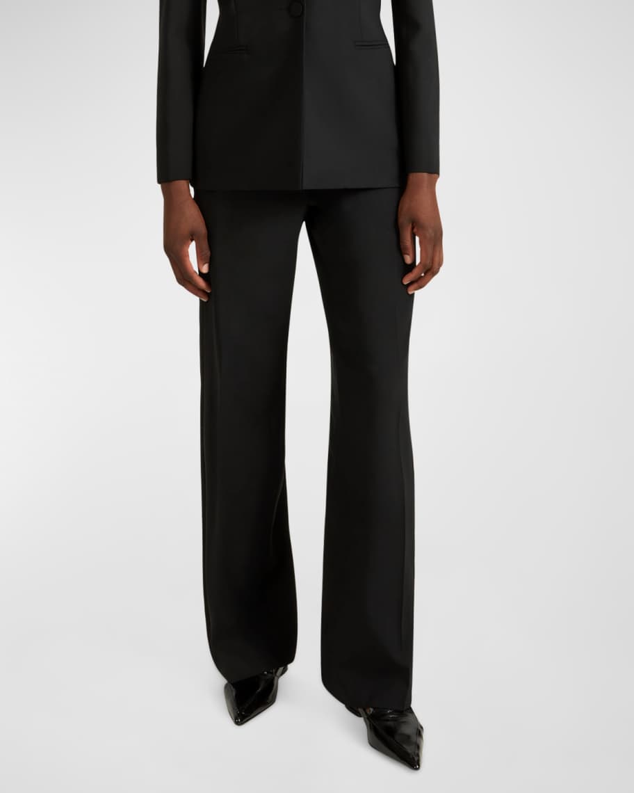 Judith & Charles Yvette B High-Rise Straight-Leg Pants | Neiman Marcus