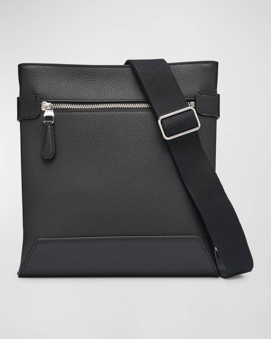 dunhill Men's 1893 Harness Envelope Leather Messenger Bag | Neiman Marcus