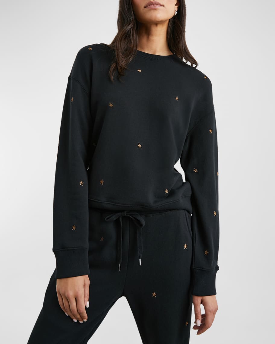 Rails Ramona Star Embroidered Sweatshirt | Neiman Marcus