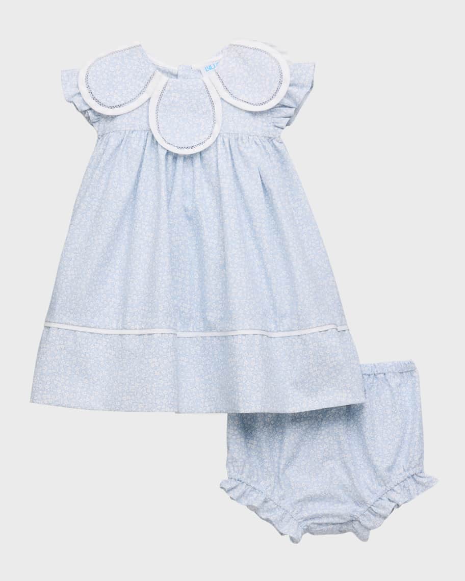 Luli & Me Girl's Petal Float Dress with Bloomers, Size 6M-24M | Neiman ...