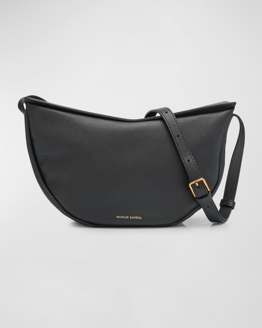 Mansur Gavriel Moon Sling Leather Crossbody Bag | Neiman Marcus