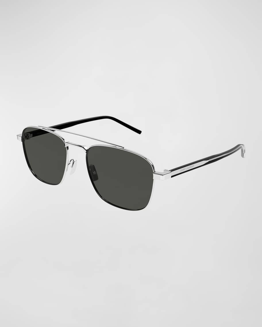 Saint Laurent Men's SL 665 Metal Aviator Sunglasses | Neiman Marcus