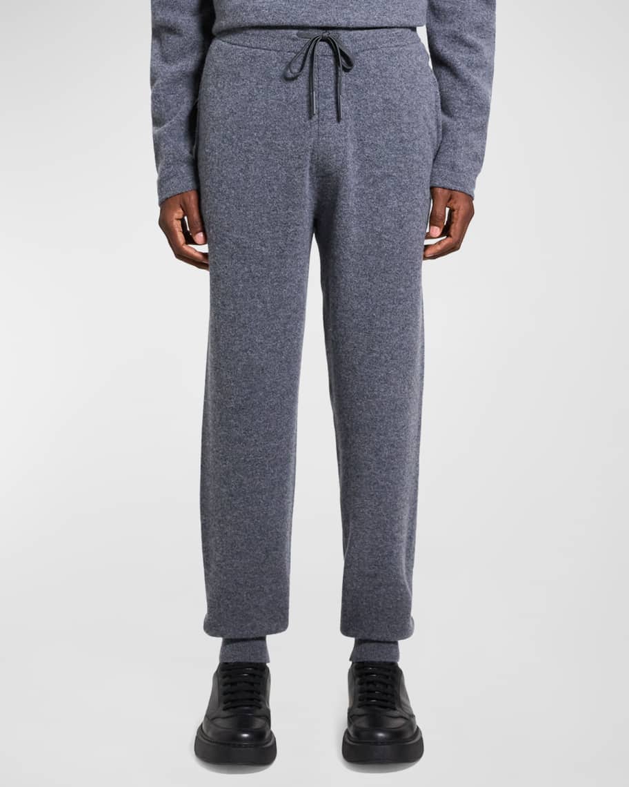 Theory Men's Alcos Pant in Soft Felted Wool | Neiman Marcus