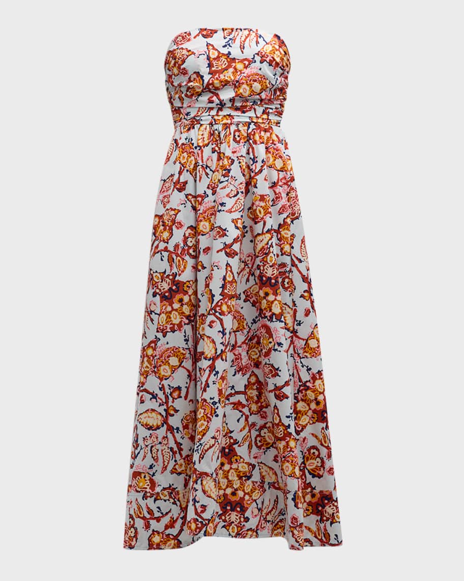 A.L.C. Tate Strapless A-Line Maxi Dress | Neiman Marcus