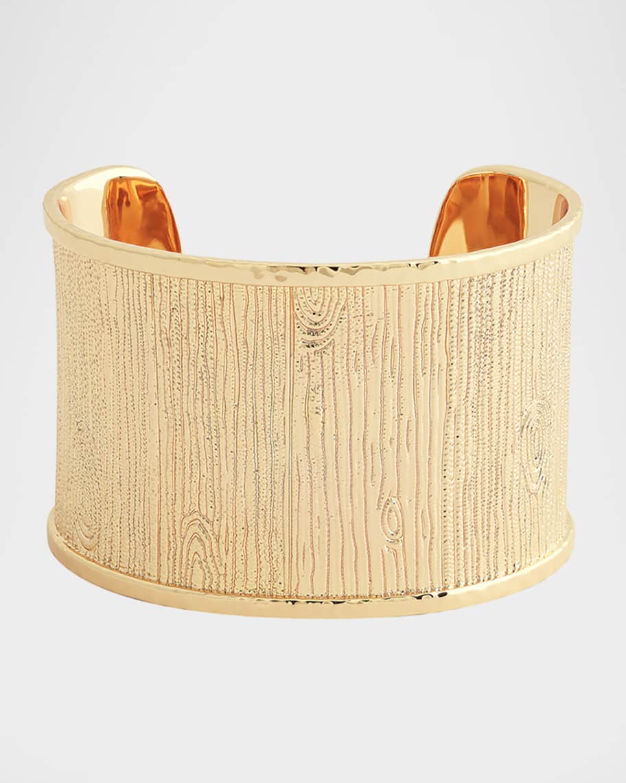 Anabel Aram Jewelry Enchanted Forest Bark Cuff Bracelet | Neiman Marcus