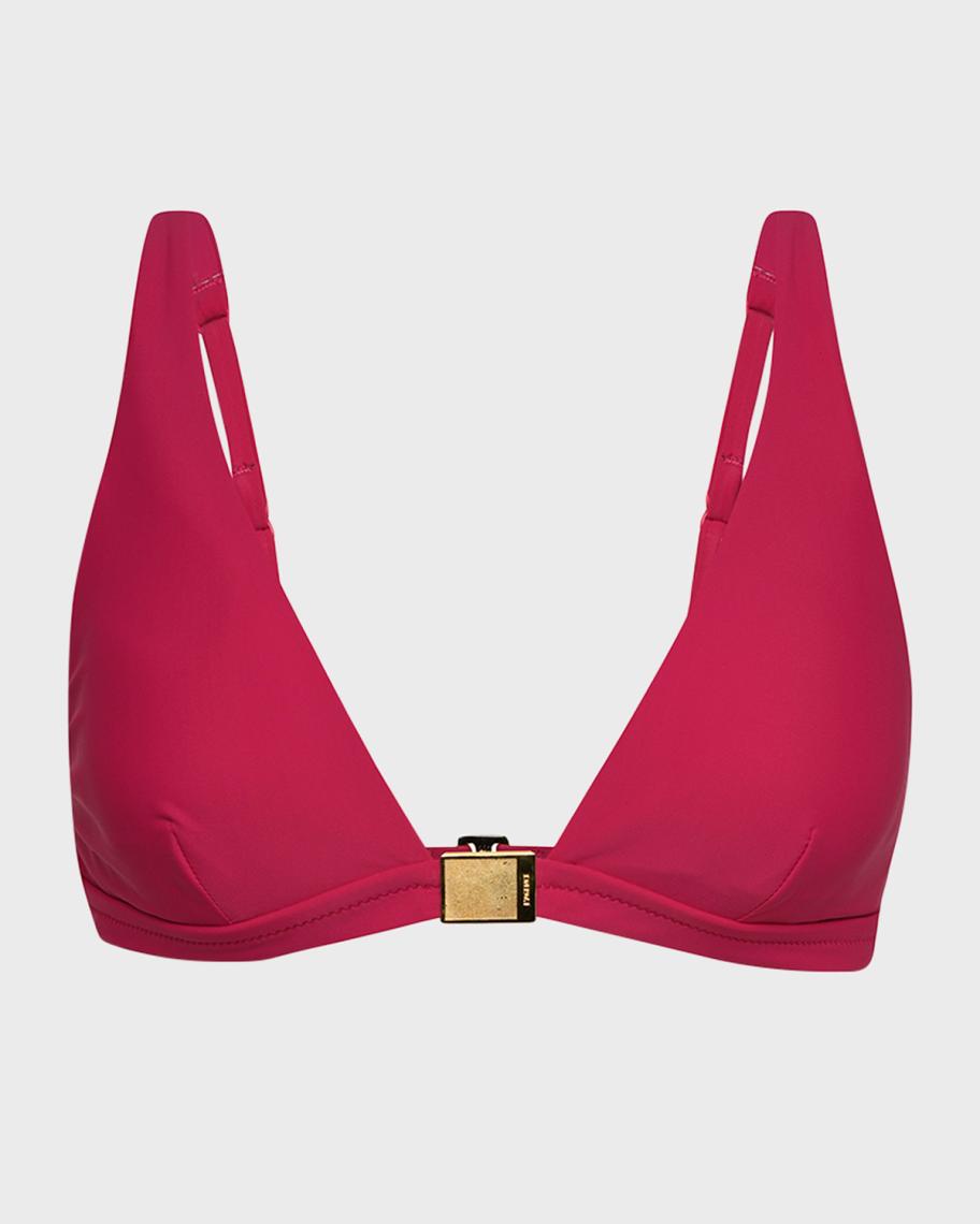 Lagence Lexie Solid Bikini Top Neiman Marcus