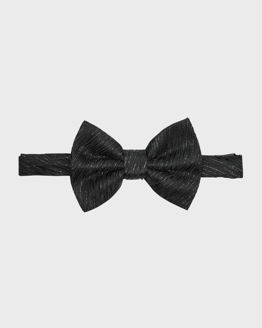 Emporio Armani Men's Papillon Annodato Silk Bow Tie | Neiman Marcus