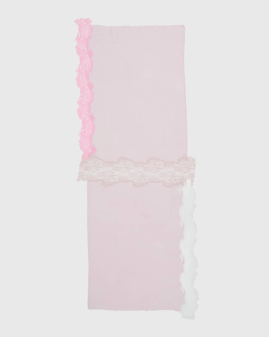 Bindya Accessories Lace Cashmere & Silk Evening Wrap | Neiman Marcus