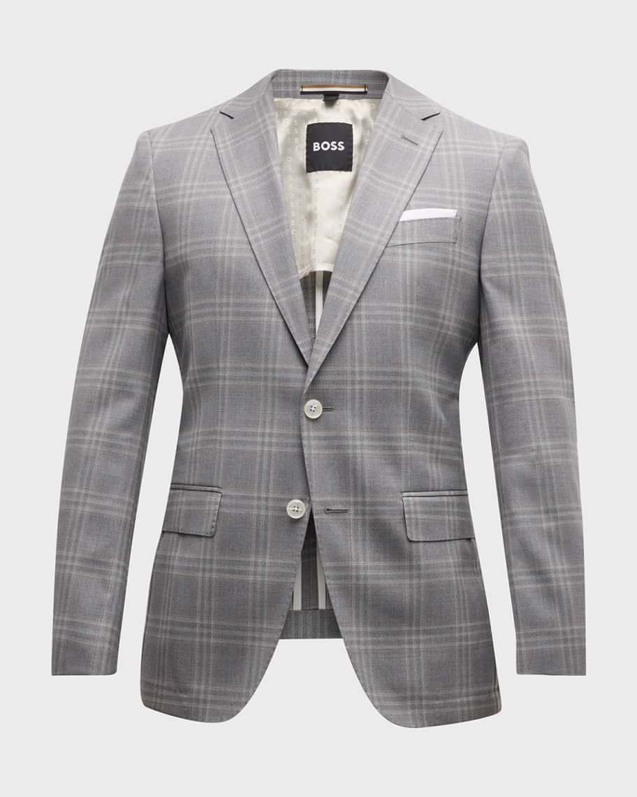 BOSS Men's Wool Check Two-Button Sport Coat | Neiman Marcus