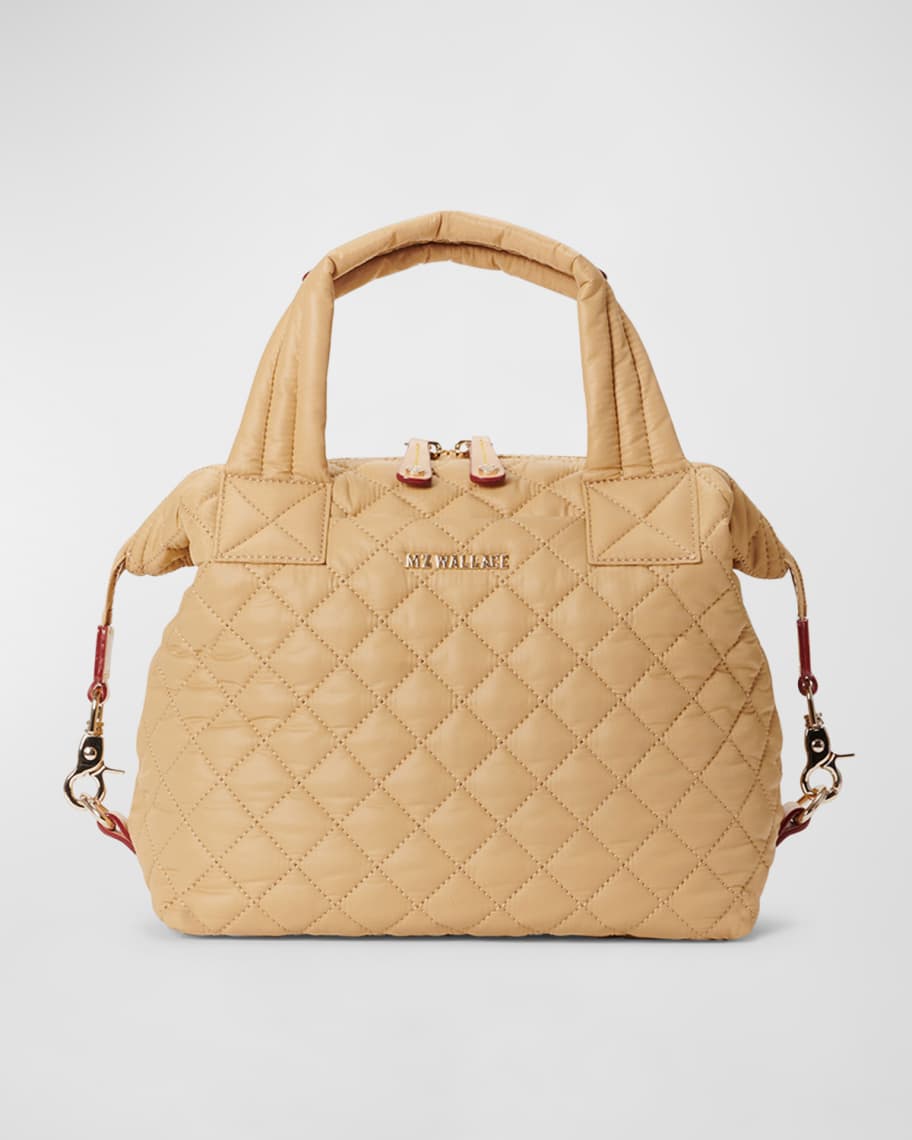MZ WALLACE Sutton Deluxe Small Quilted Top-Handle Bag | Neiman Marcus