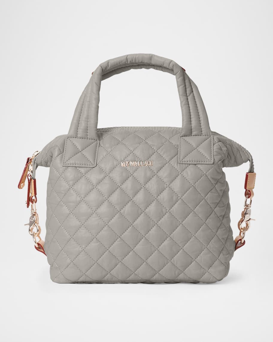 MZ WALLACE Sutton Deluxe Small Quilted Top-Handle Bag | Neiman Marcus