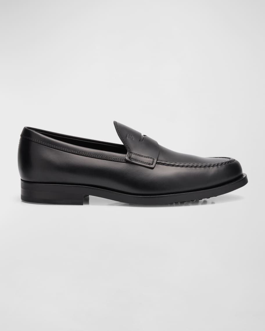 Tod's Men's Leather Moccasin Penny Loafers | Neiman Marcus