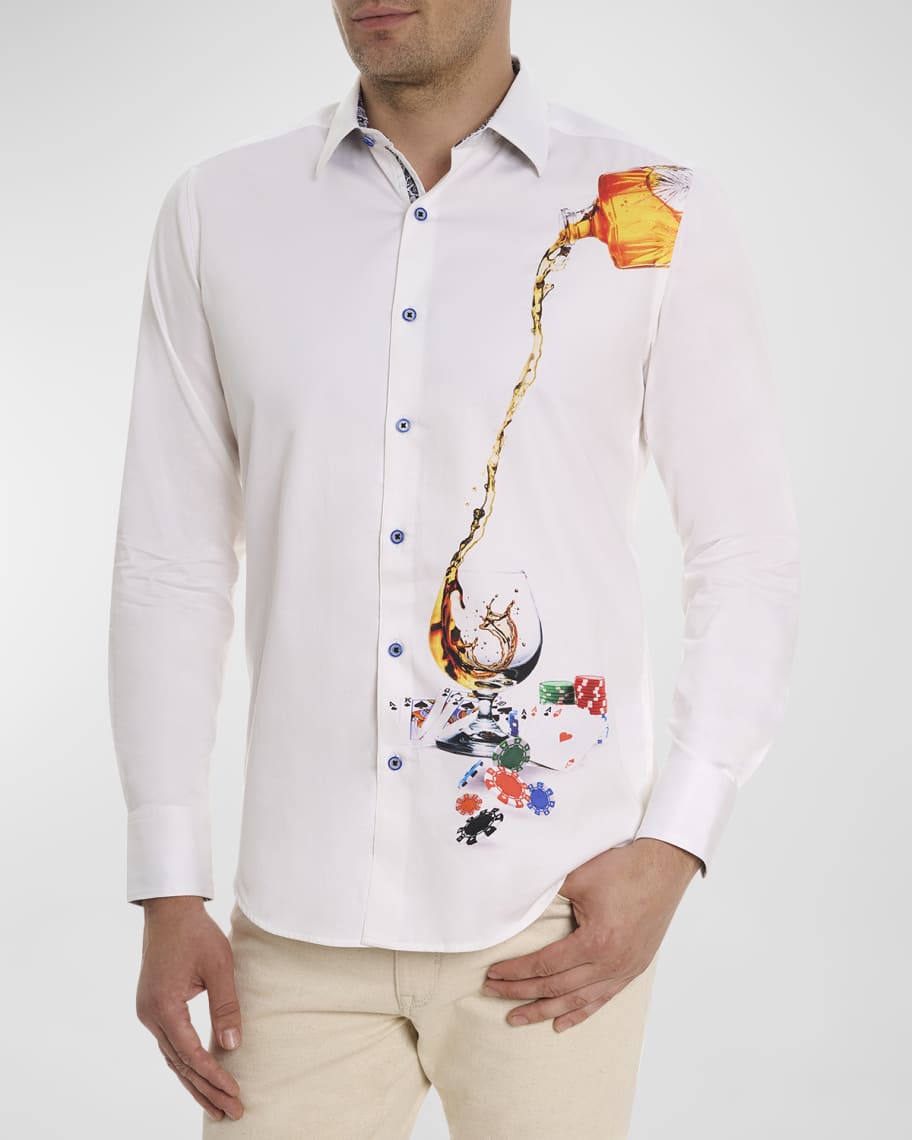 Robert Graham Men's All In Graphic Sport Shirt | Neiman Marcus