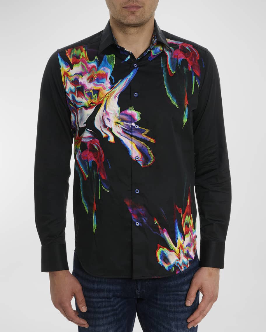 Robert Graham Men's Aurora Graphic Sport Shirt | Neiman Marcus